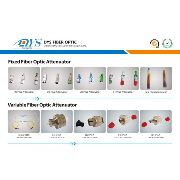 Quality 0dB 1dB 3dB 5dB 6dB 7dB 10dB 15dB 20dB 30dB ST Fiber Optical Attenuator for sale