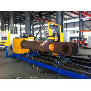 Quality 8 Axis CNC Plasma Pipe Cutting Beveling Machine For Circle / Square Hollow for sale