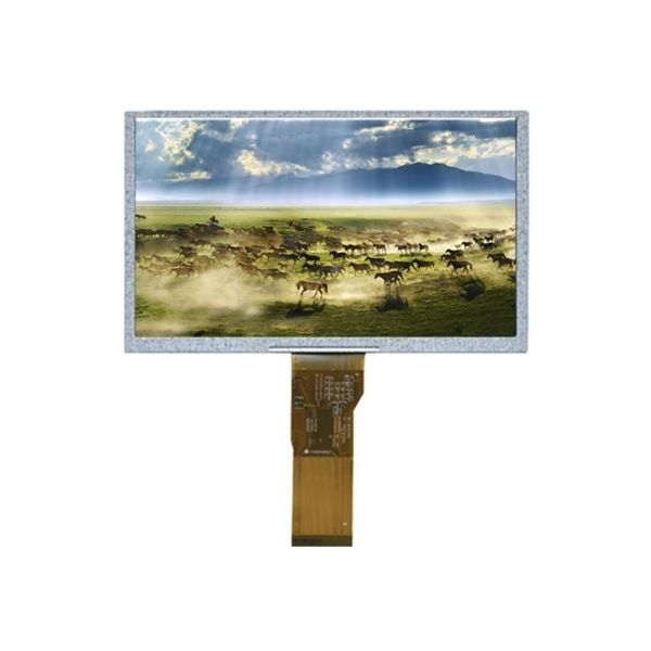 Quality ST7262 LVDS Interface LCD Screen 5 Inch 800x480 IPS Capacitive Touch Panel for sale