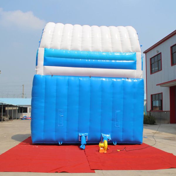 Quality Large Size Blue Double Slide Inflatable Combo for Custom Made Party Rentals for sale