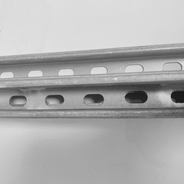 Quality 4.8 Mild Steel Galvanized Carbon Metal Strut Channel / Slotted C Channel Steel for sale