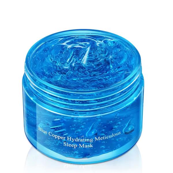 Quality Blue Copper Peptide Repair Collagen Sleeping Mask Freeze Facial Care Mask for sale