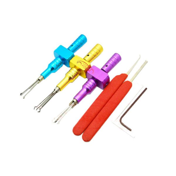 Quality 6Piece Locksmith Tools Set with Adjustable Cross-Shaped Lock Picking Tools for sale