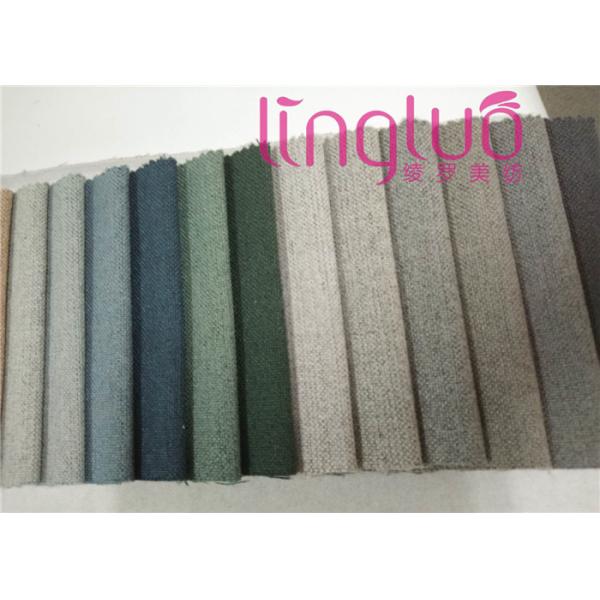 Quality American Style Wrinkle Resistant 140cm Imitation Linen Fabric for sale