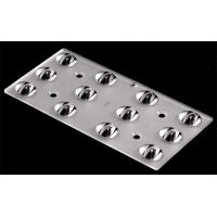 Quality 12×4 3030LEDs T2M Degree Available LED Street Light Lens 165×83MM Eco-Friendly for sale