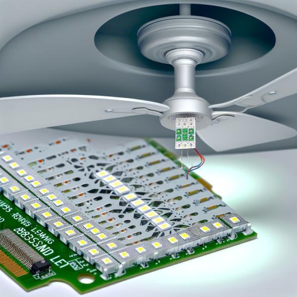 Quality Ceiling Fan LED Light Replacement - Aluminum PCB, 2835SMD LED, 3000K for sale