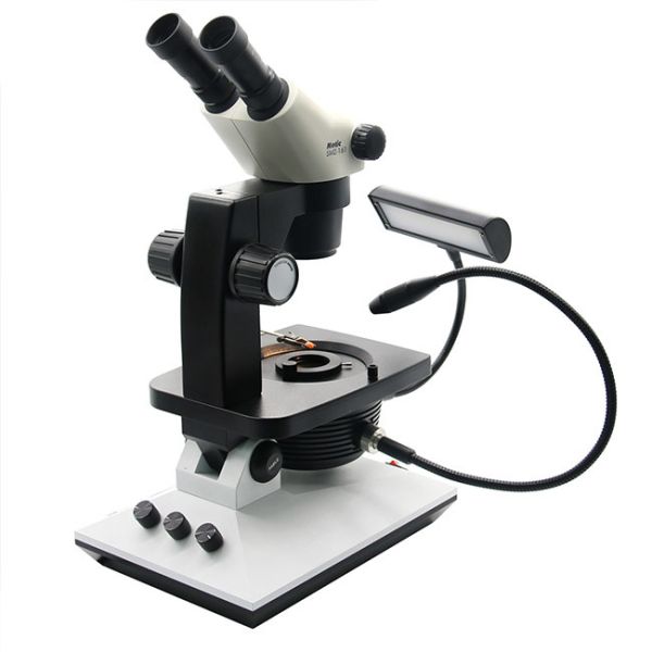 Quality Fable LED Swing Arm 45X Binocular Gem Microscope Classic Base FGM-R6S-161 for sale