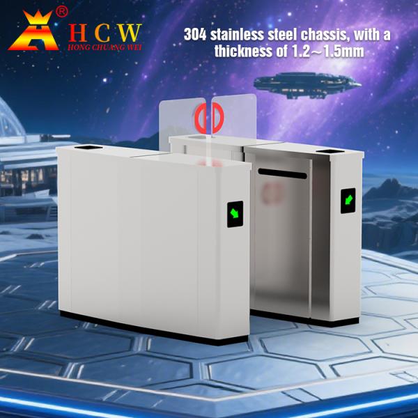 Quality Heightened Door Panel 304 Stainless Steel Pedestrian Sliding Gate for sale