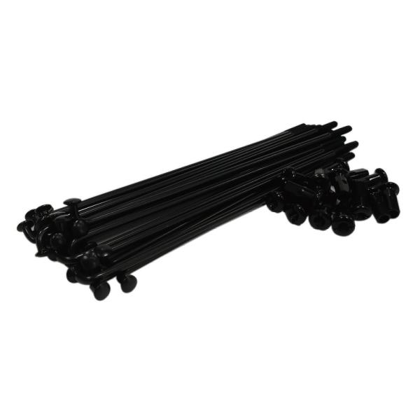 Quality Black Plated Brass Spokes and Nipples for 8G 9G 10G Motorcycle Carbon Steel Spoke Kit for sale