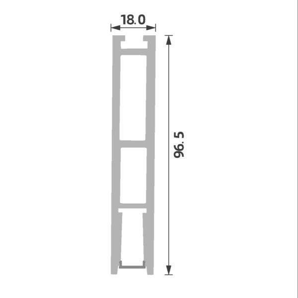 Quality Led strip aluminum profile Home Lighting width10mm Suspended LED Aluminium for sale