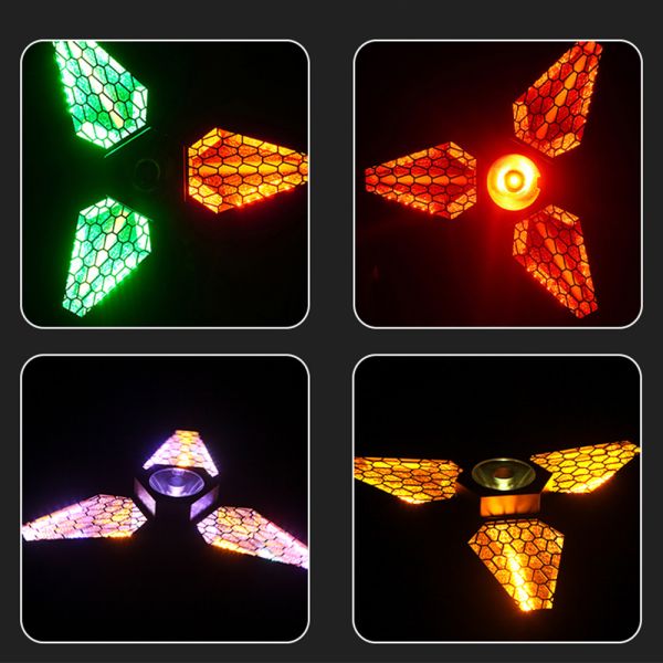 Quality DMX Controlled LED RGB Maple Leaf Rotating Retro Light Versatile Background for sale