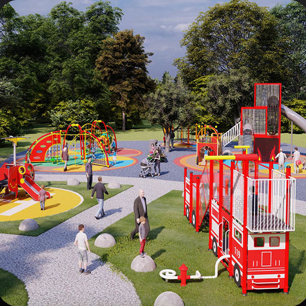 Quality High Slide Outdoor Amusement Park Equipment Multiactivity Multiapplication for sale