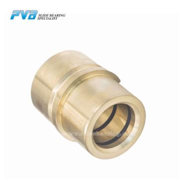 Quality CuZn25Al6Fe3Mn3 Oilless Bronze Bushing Graphite Ring Filled Self Lubricating for sale