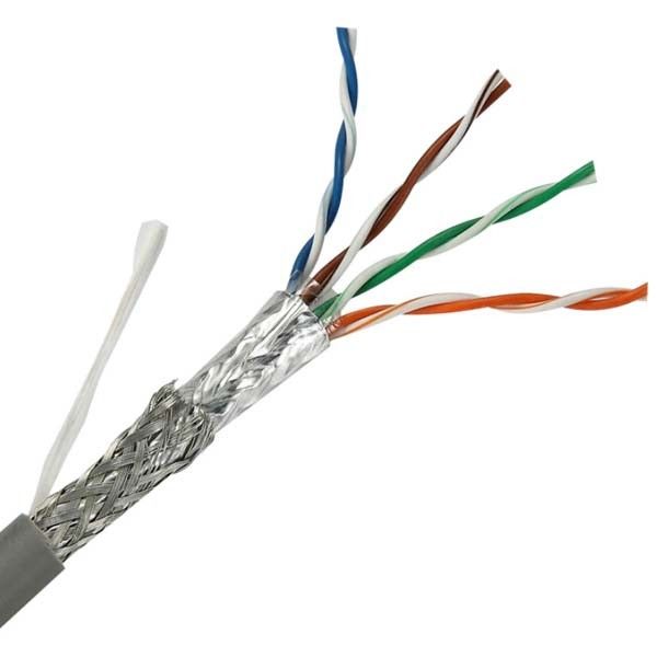 Quality Class 5 Double Shielded Ethernet LAN Cable Eight Core PC Full Broadband Four Pair Twisted Pair for sale