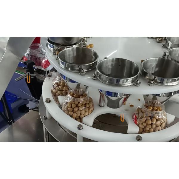 Quality Customize Made 500 Cans / H Automatic Nuts Filling System for sale