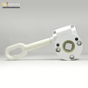 Quality Chinese Aluminium Gear Box White Retractable Awning Gearbox Hardware for sale