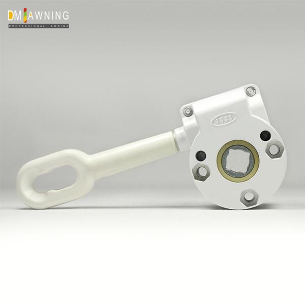 Quality Chinese Aluminium Gear Box White Retractable Awning Gearbox Hardware for sale