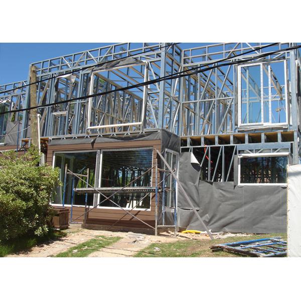 Quality CE Certificate Prefab Steel House , Light Steel Structure House Villa for sale