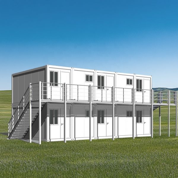 Quality Detachable Container House with Strong Steel Structure Rock Wool Sandwich Panel for Fast Construction for sale