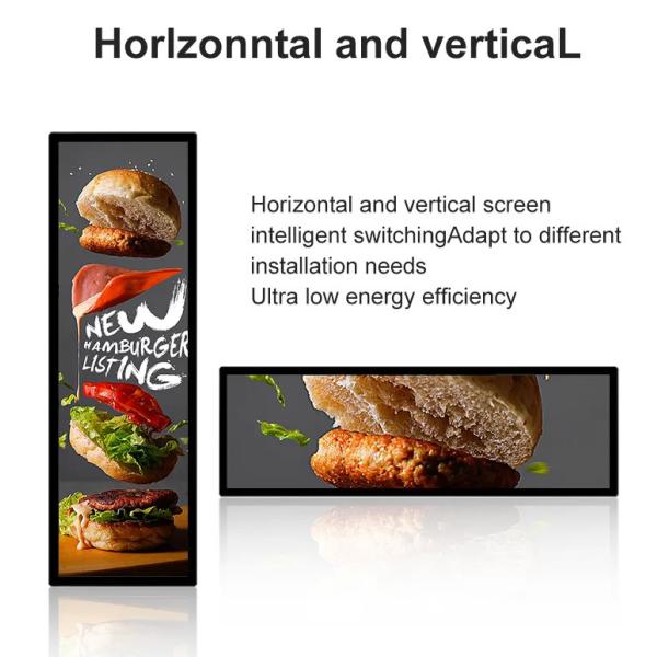 Quality 18.5 Inch Bar LCD Display For Multiple Scrolling Advertising for sale