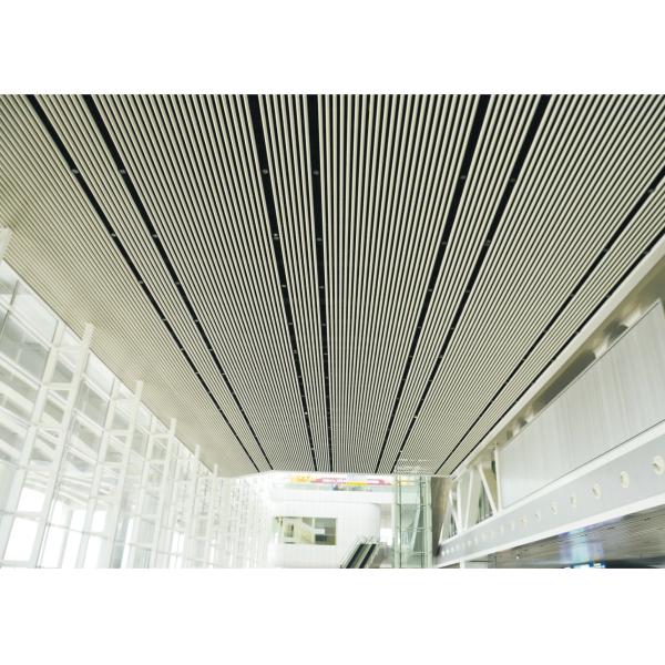 Quality Commercial Corrugated Suspended Metal Ceiling Custom Bathroom Linear Metal for sale