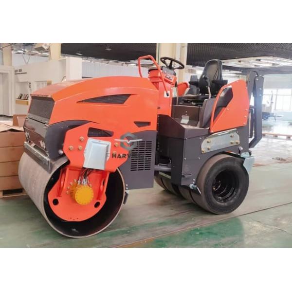 Quality 2.5 tons Road Construction Roller ST2500D Front Drum with Rear 4 Tyres for sale