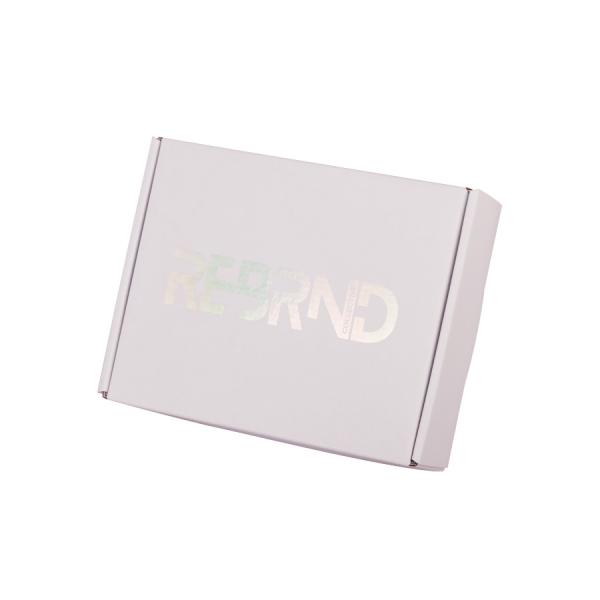 Quality Custom Logo White Packaging Paper Box Hot Stamping 250gsm 300gsm for sale
