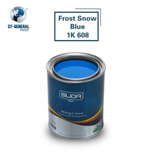 Quality High Cover Adhesion 1K Frost Snow Blue Acrylic Automotive Paint for sale
