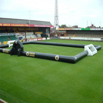 EN14960 PVC Inflatable Football Game Giant Inflatable Soccer Field Rental