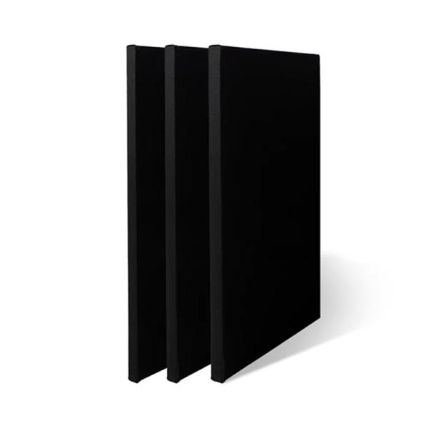 Quality Customizable Black Stretched Blank Black Stretched Painting Canvas Boards for sale