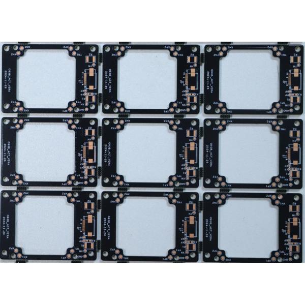 Quality Custom Double Layer PCB RoHS Certified Black Oil for Medical Equipment Circuit Board for sale