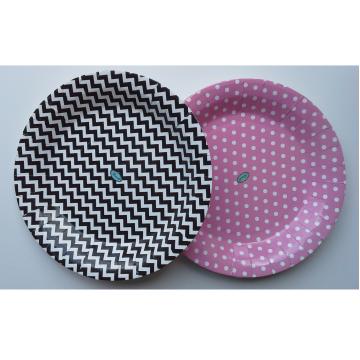 Quality 24 Hours Running Paper Plate Making Machine For Silver Round Shape Plate for sale