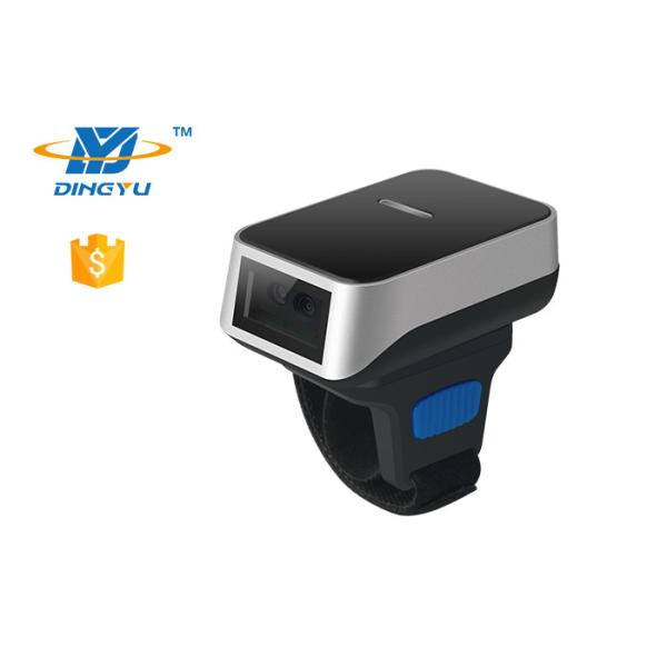 Quality Wireless 2.4G Bluetooth Barcode Reader , Wearable 2D Reader DI9010 Auto Sense for sale