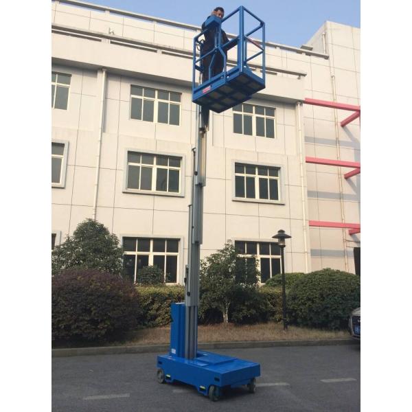 Quality Self - Propelled Vertical Mast Lift GTWZ6-1006 For Factories / Airports for sale