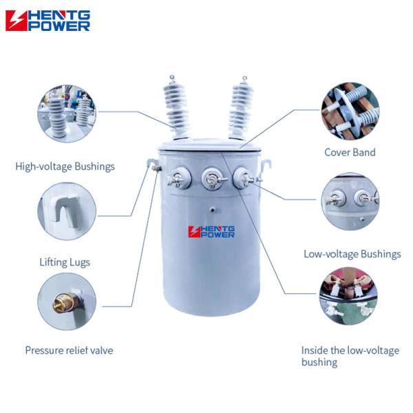 Quality Pole Mounted Step Up Variable Voltage Transformer Single Phase ANSI IEEE DOE Approved for sale