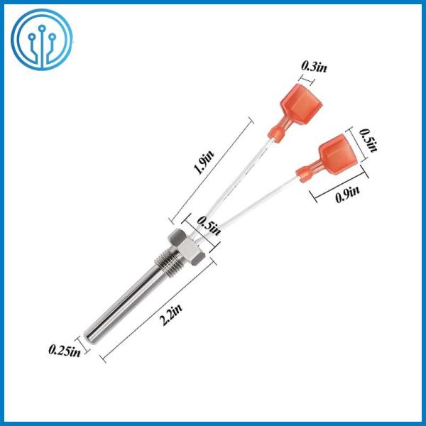 Quality 42002-0024S 8K Thermistor Temperature Sensors Mastertemp Stack Flue Sensor 300C for sale