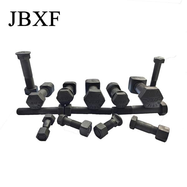 Quality 4F0138 Plow Bolt & Nut Set High Strength 12.9 Grade Bolt for Dozer Cutting Edge for sale