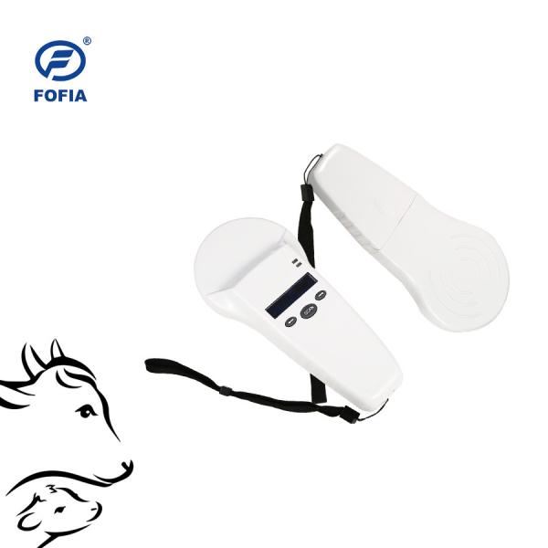 Quality Lithium Battery Animal ID RFID Reader Scanner For Microchip Pet Barcode Reading for sale