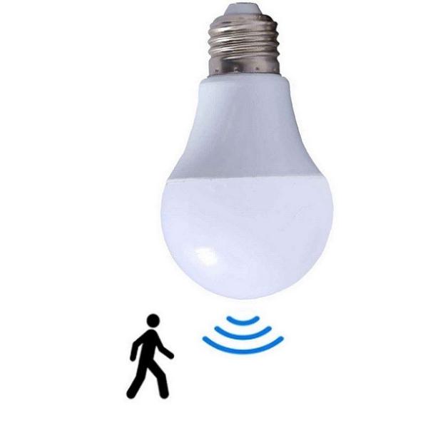 Quality Smart Sensor Bulb E27 Day Night Light Sensor LED Bulb with PIR Radar Motion for sale