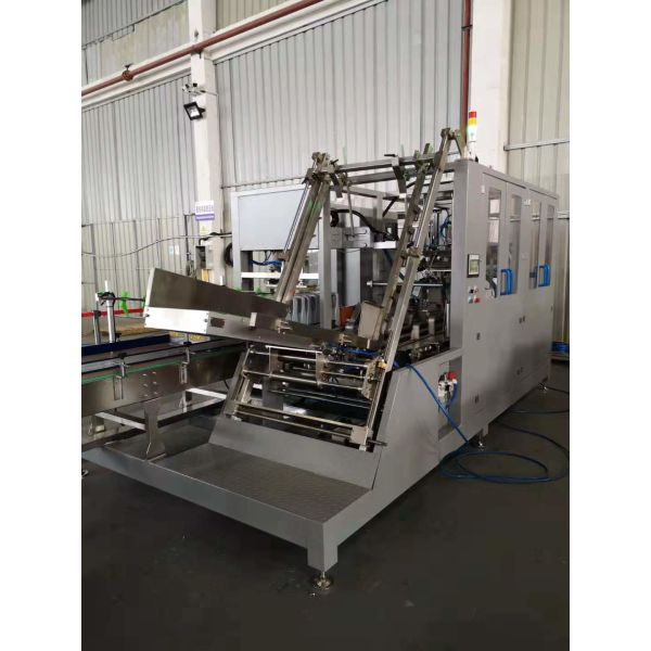 Quality High Speed Side Load Case Packer , Three Phase Automatic Case Packer Machine for sale