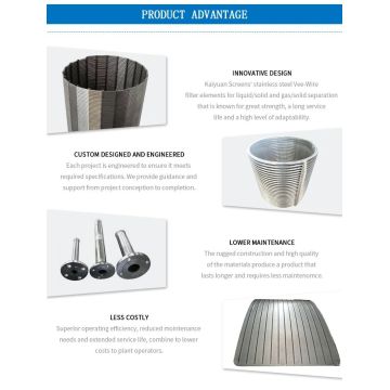 Quality Customizable Wedge Wire Baskets - Open Area 38.5% Weave Method Plain Weave for sale