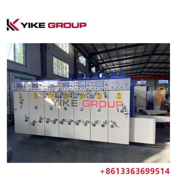 Quality Design Speed 150pcs/MinYK-1425 Automatic Flexo Printing Die cutting With Slotting Knives Machine for sale