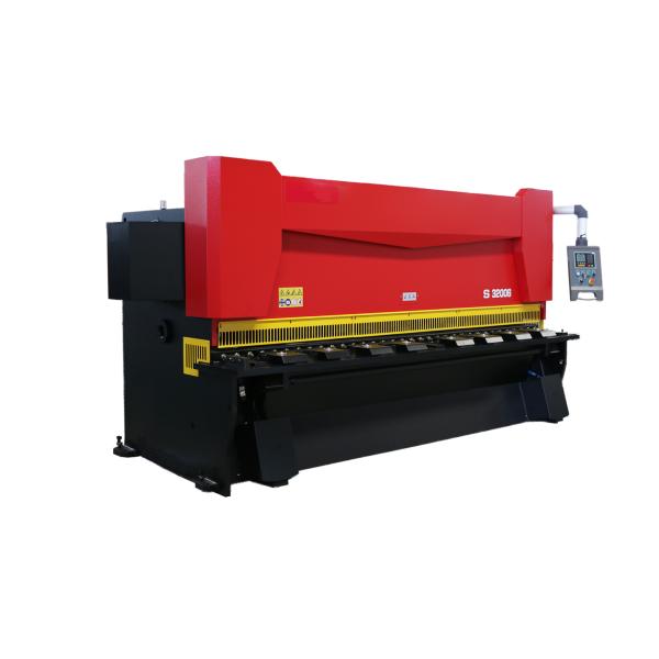 Quality ELGO P40T CNC Rear Pneumatic Sheet Metal Shearing Machine 8mm 2mm QC11K-6x3200 for sale