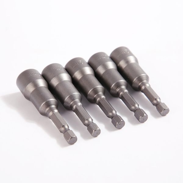 Quality Strong Magnetic 5pcs 12mm 65mm Quick Change Hex Shank Industrial Class Nut for sale
