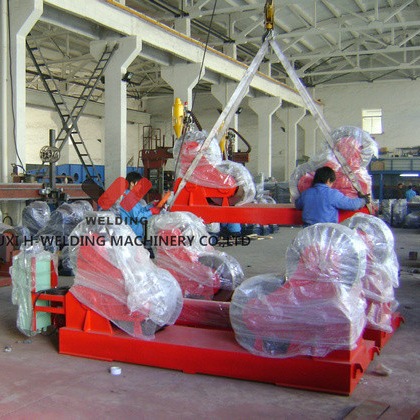 Quality PU Steel Roller Self Aligned Rotator 100 T Welding Turning Roller Equipment for sale