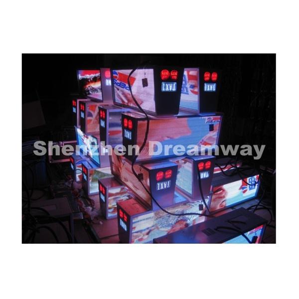 Quality Double Sides 6 mm Taxi Top LED Display with 768 x 288 mm Screen for sale