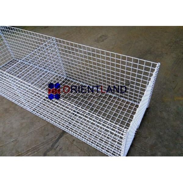 Quality Anti Rust Welded Gabion Box , Gabion Rock Fence For Garden / Backyard Modern Planters for sale