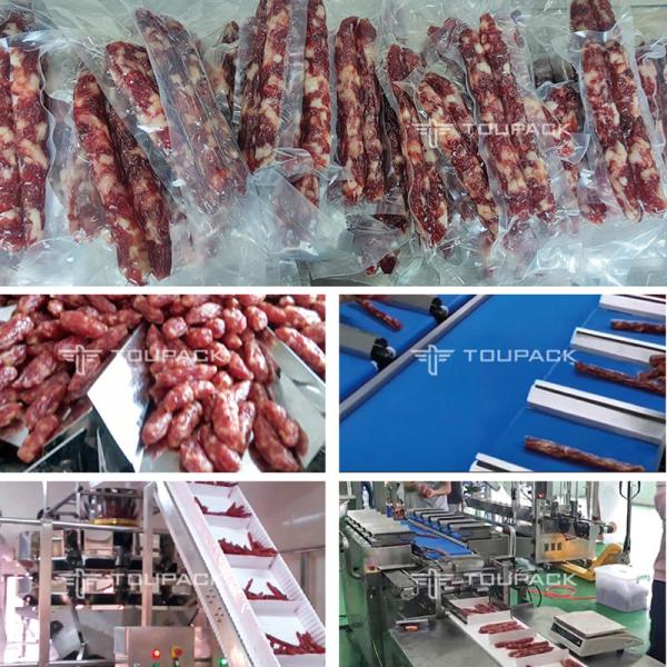 Quality High Efficiency Sausage Belt Multihead Weigher for sale
