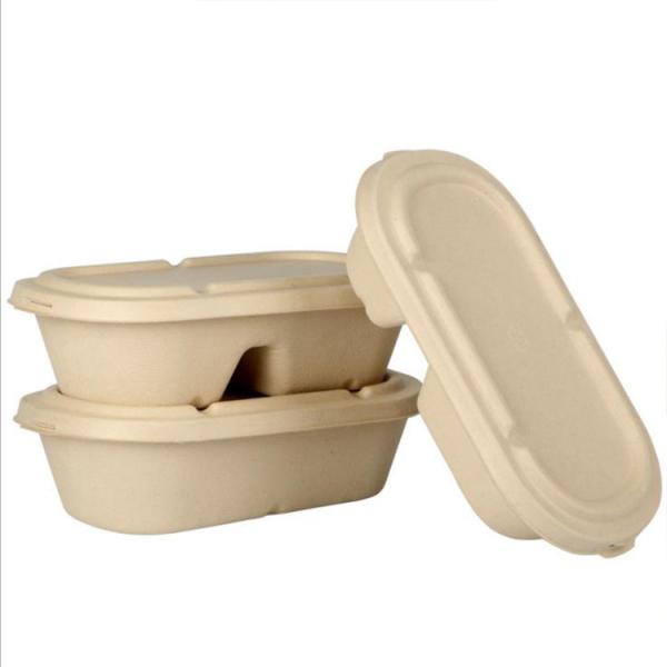 Quality 100% Biodegradable Disposable Wheat Straw Lunch Box Compostable for sale