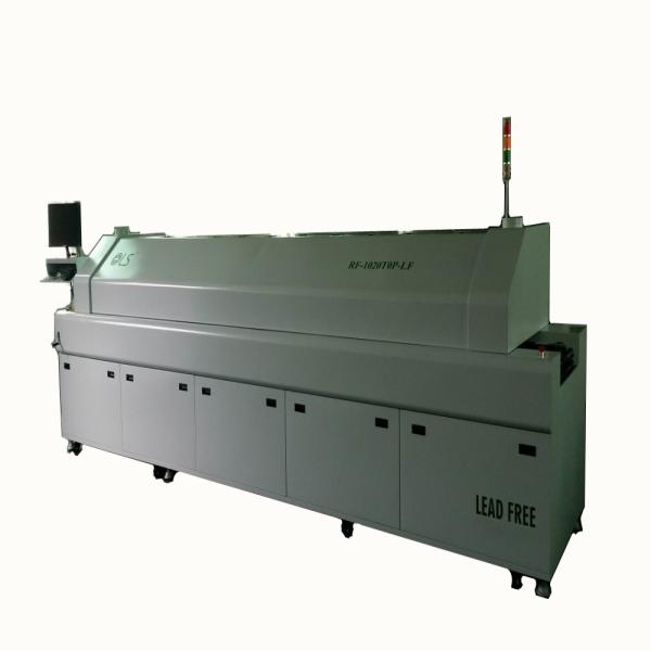 Quality 10 Temperature Zones Solder Reflow Oven / Reflow Soldering Machine RF1020PC for sale